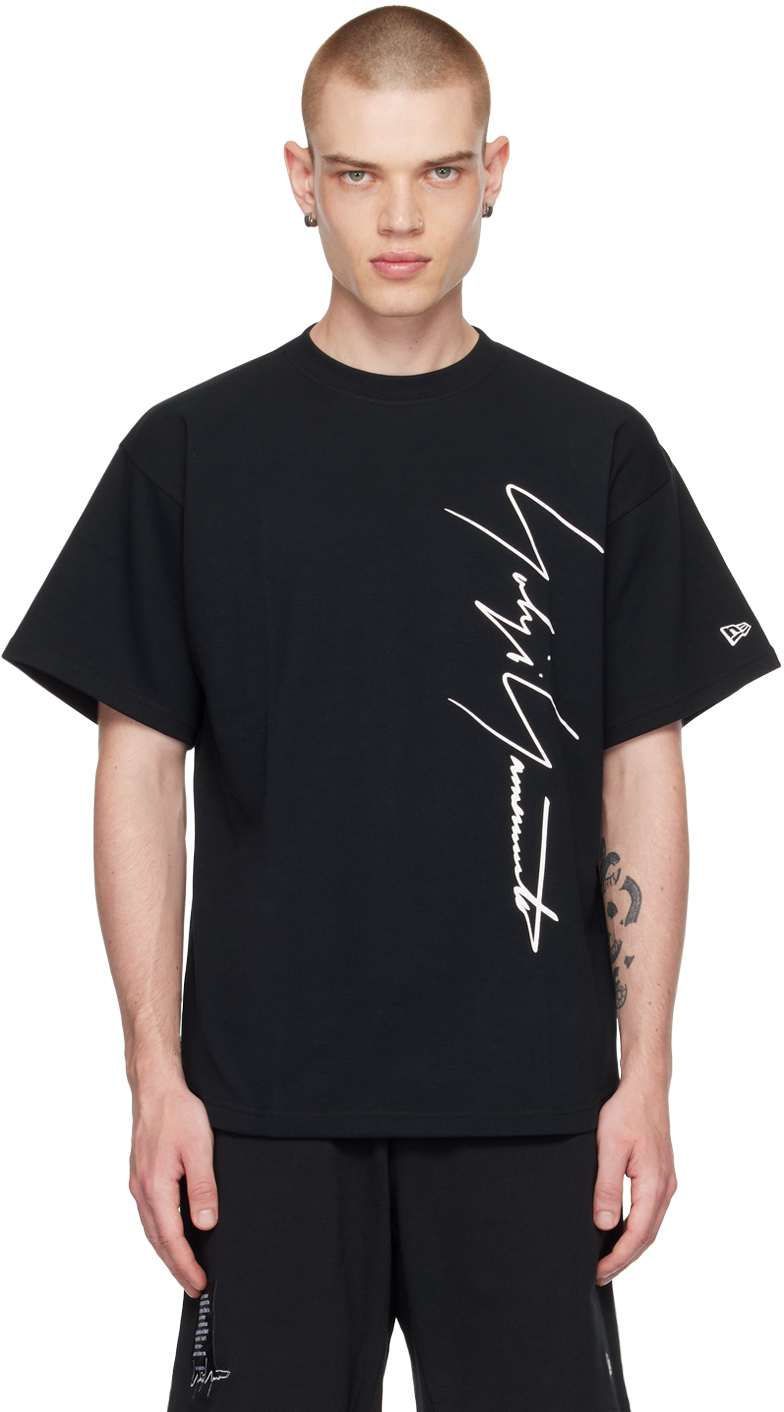 トップス YOHJI YAMAMOTO x NEW ERA L/S T-shirt Yohji Yamamoto Black New Era Edition T-Shirt In 1 Black - 56% Off